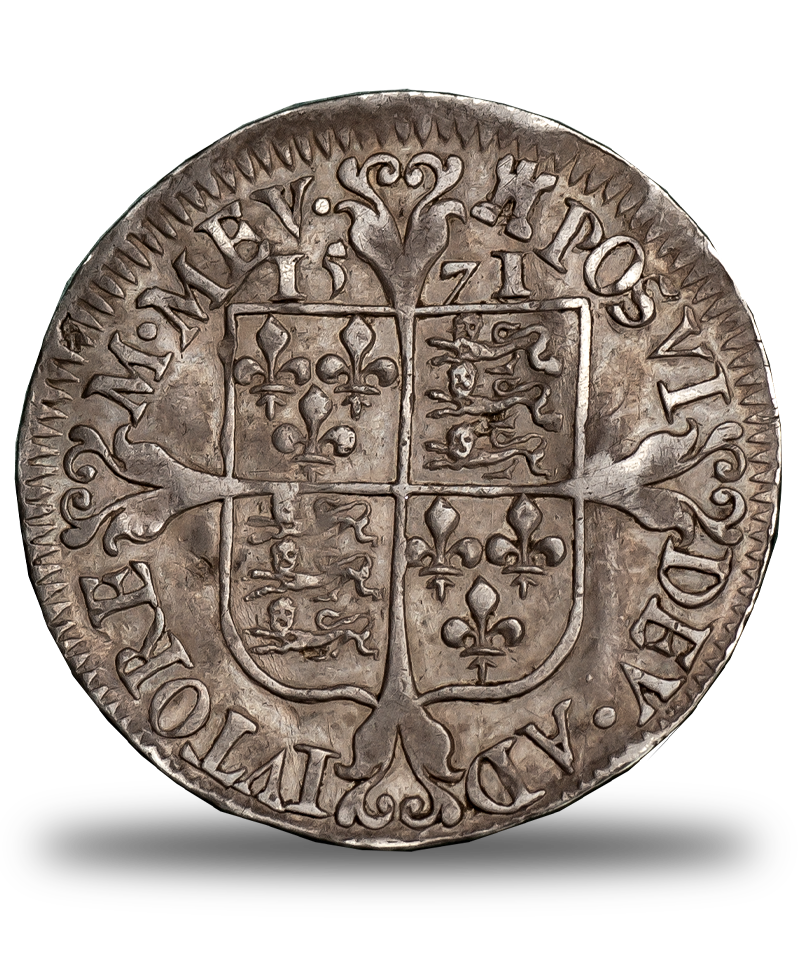 1571 /70 Elizabeth I milled Sixpence - WHAT A PEDIGREE !!! – M & H