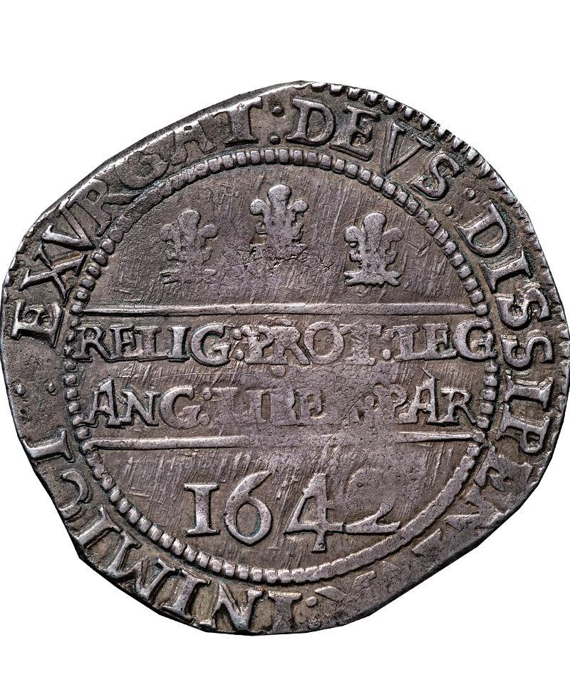 1642 Charles I Oxford Mint Halfcrown - Bull 594B - 1 of 3 Known – M & H