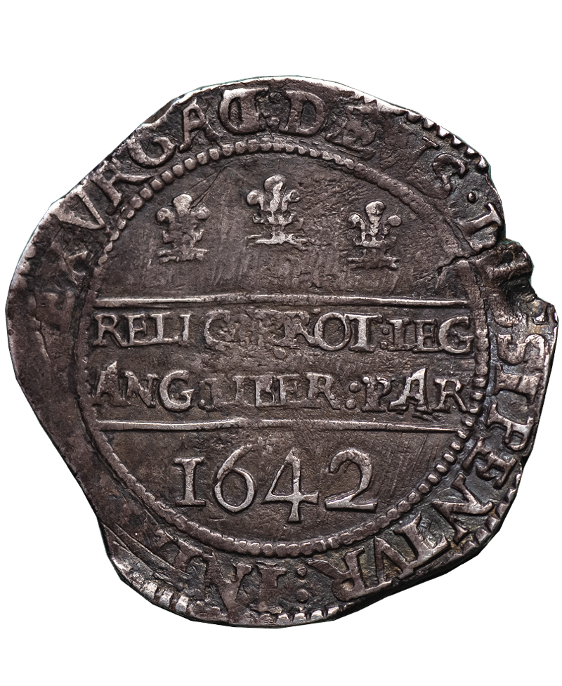 1642 Charles I Oxford Mint Halfcrown - Bull 594A, 1 of 2 known – M & H