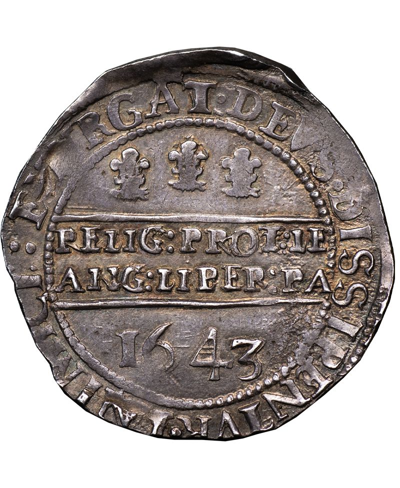 1643 Charles I Oxford Mint Halfcrown S.2955 - Ex Colin Adams – M & H