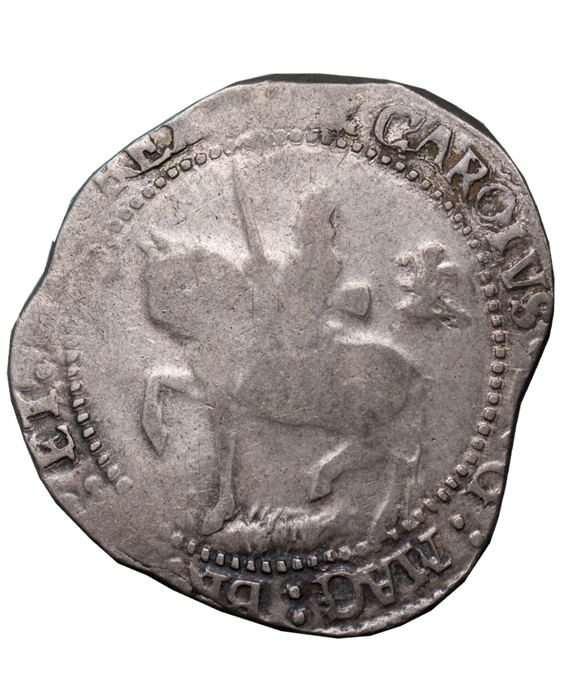 1644 Charles I Oxford Mint Halfcrown - Bull 607I - "Just 2 in private ...
