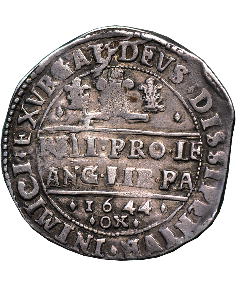 1644 Oxford Mint Halfcrown - Bull 613F - The only example in private h ...
