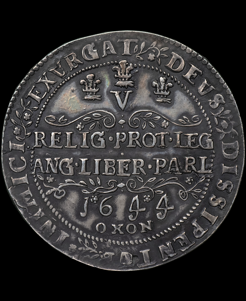 1644 Charles I Oxford Mint "Rawlins" Crown - from British Museum By Ro ...