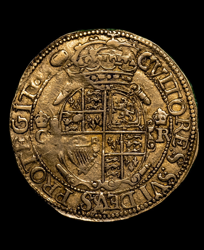 1636-1638 Charles I mm Tun over Crown Double Crown - Ex J G Brooker Co ...