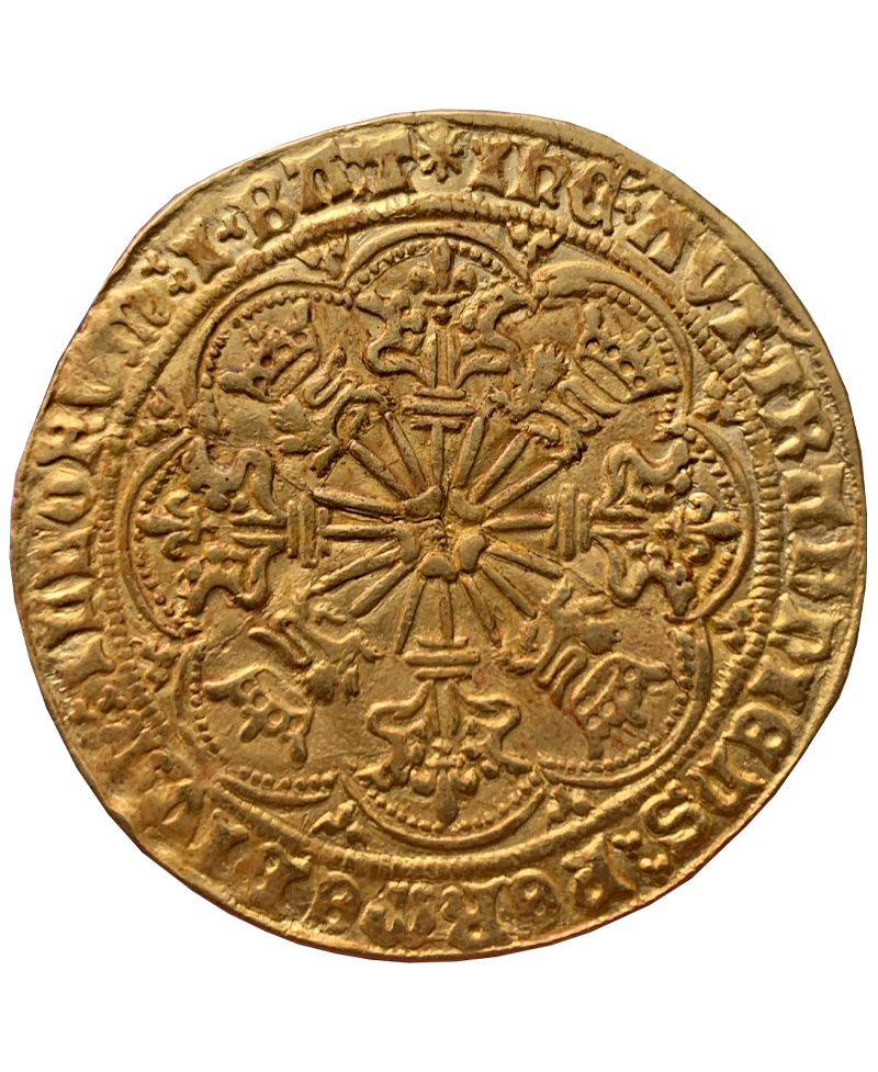 Edward IV Light Coinage mm Sun Ryal – M & H