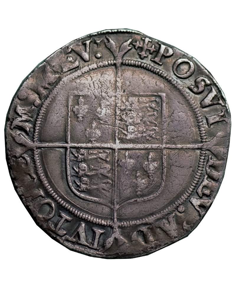 1558 - 1603 Elizabeth I mm Cross Crosslet Shilling – M & H