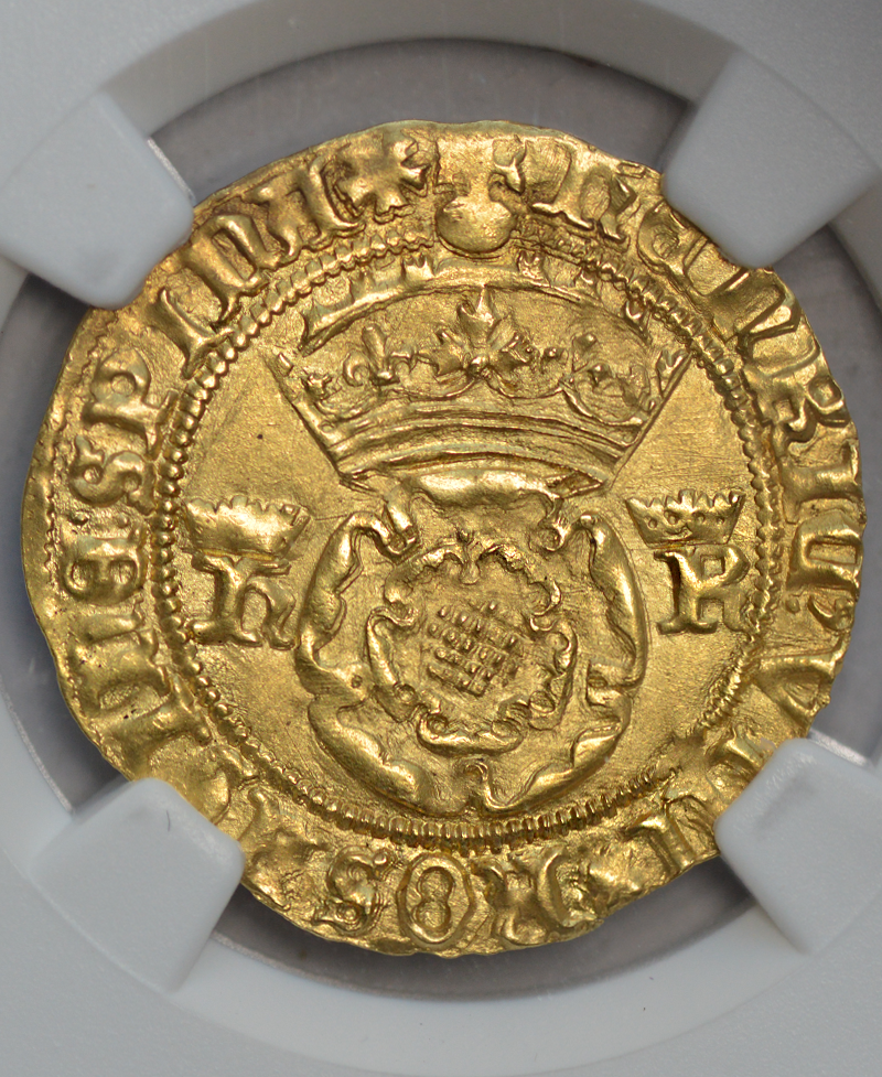 1544 - 1547 Henry VIII Bristol Mint Crown of the Double Rose – M & H