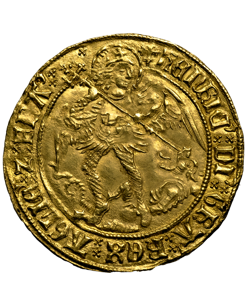 1504-5 Henry VII mm Cross Crosslet Angel – M & H