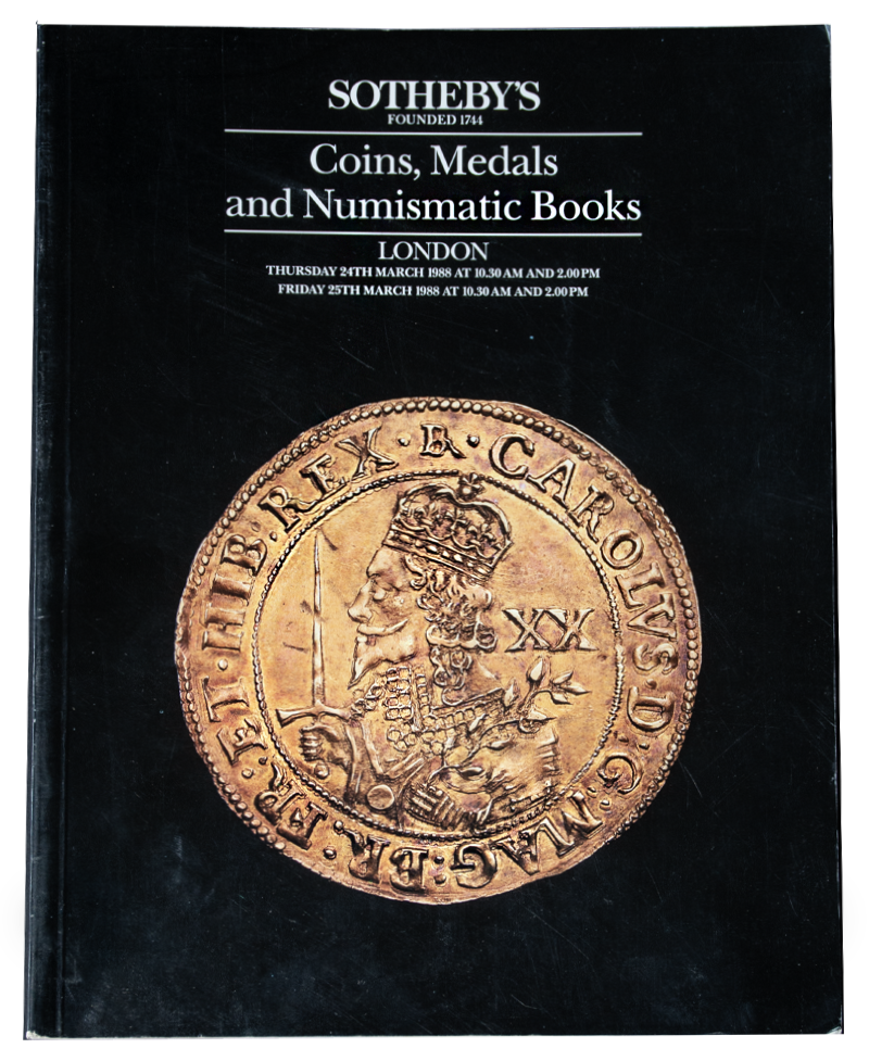 Sothebys Coins, Medals and Numismatic Books - 24-25th March 1988 – M & H