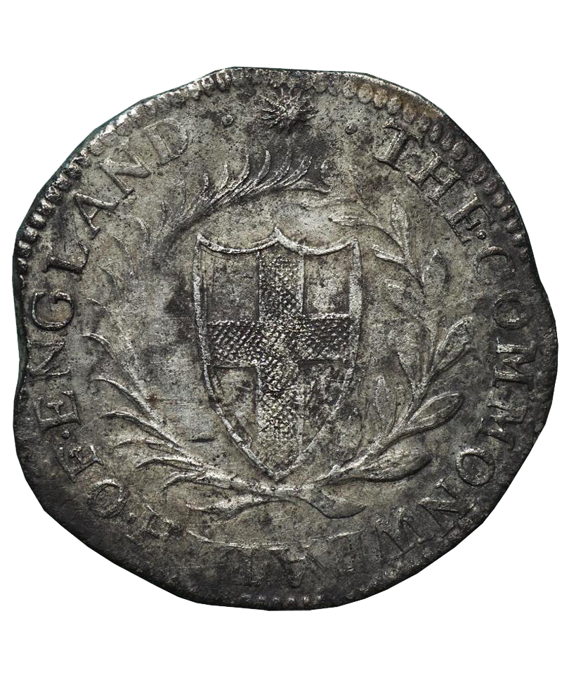 1653 Commonwealth Halfcrown – M & H