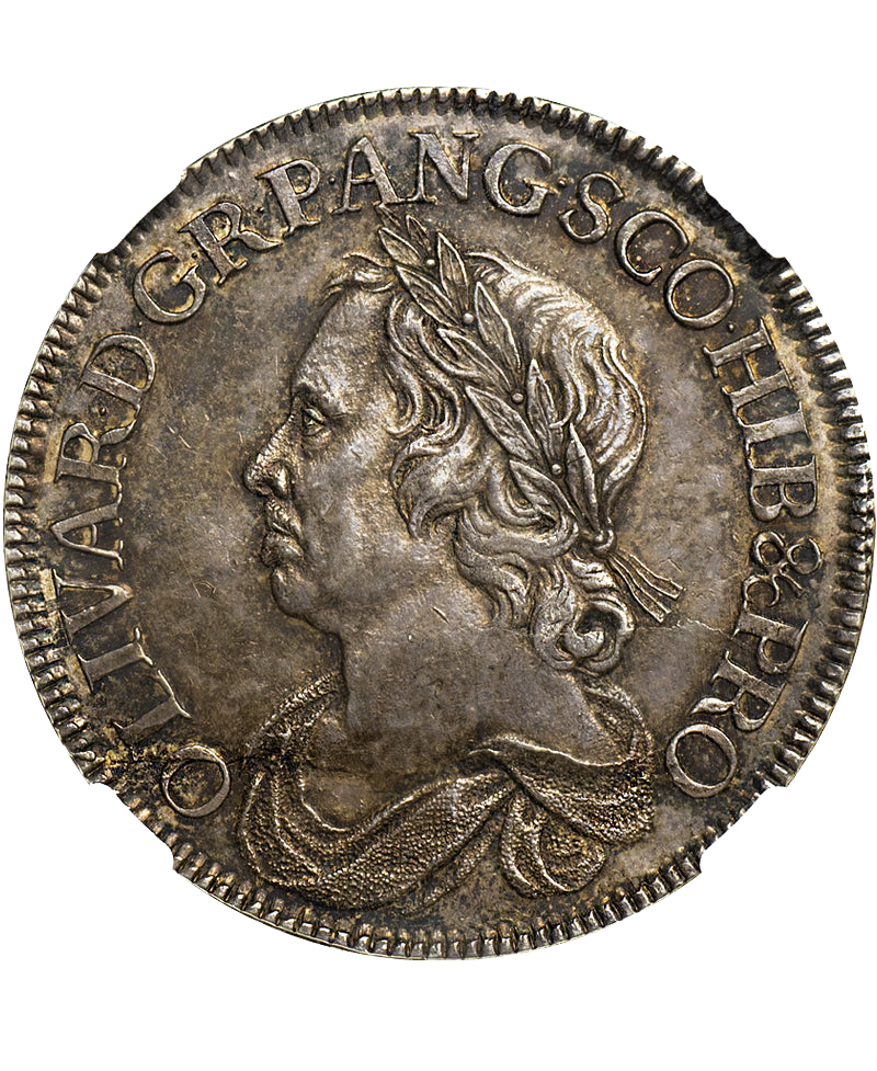 1658/7 Oliver Cromwell Crown - NGC graded MS61 – M & H