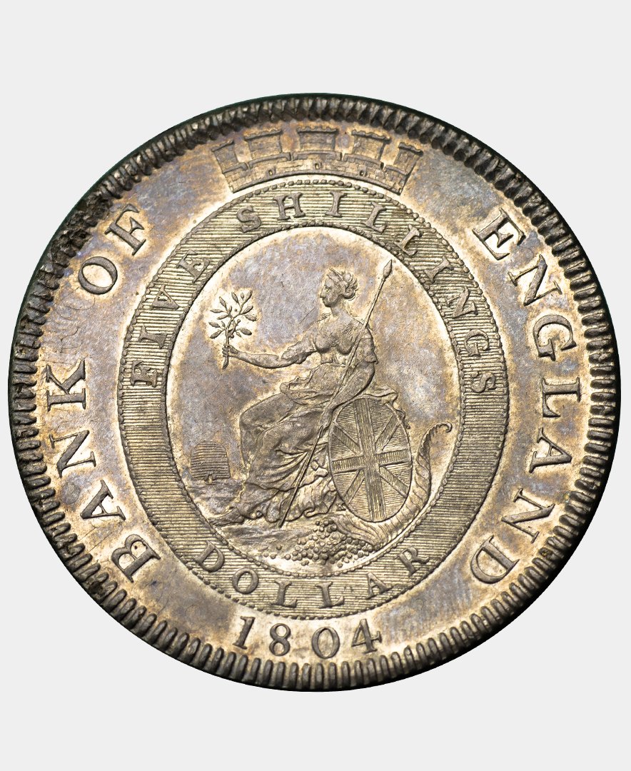 1804 George III Bank of England Dollar – M & H