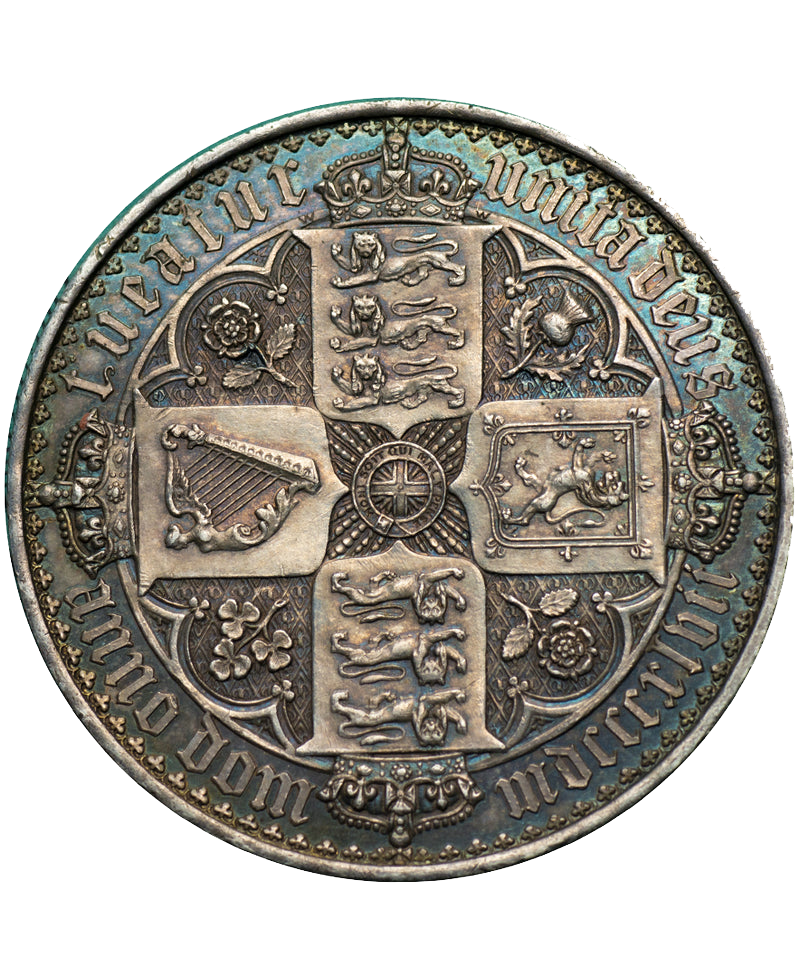 1847 Queen Victoria Gothic Crown – M & H