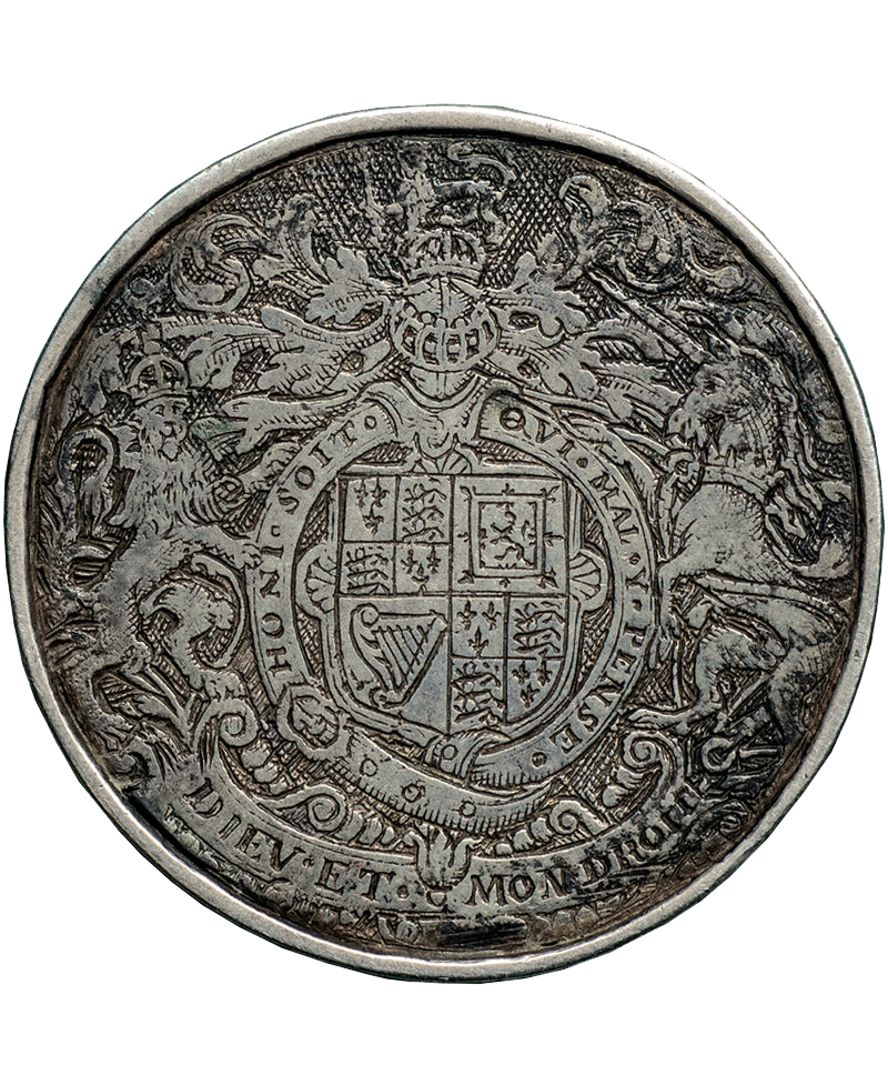1625 CHARLES I PATTERN HALFCROWN by Abraham Vanderdort. – M & H